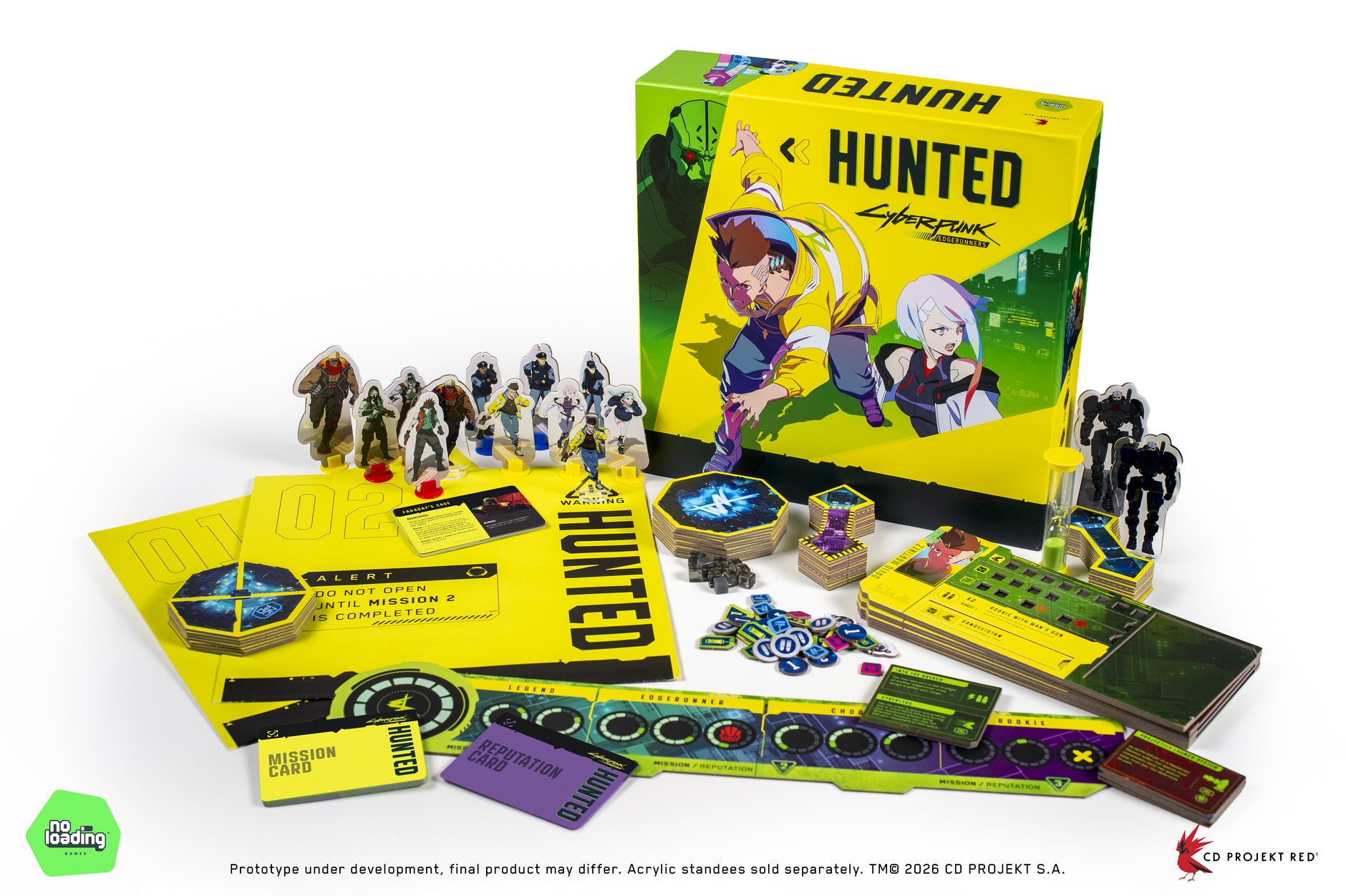 Cyberpunk: Edgerunners - Hunted Boardgame – NoLoadingGames